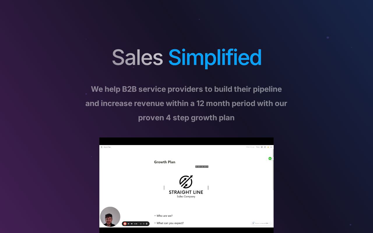 Straight Line Sales Co